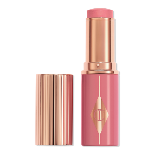 Charlotte Tilbury - Rosy Glow Unreal Lip + Cheek Glow Blush Stick ...