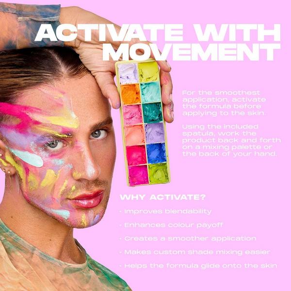 Made By Mitchell - The Essentials Colour Case Cosmetic Paint Palette ...