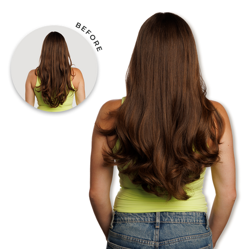 inh HAIR - Mixed Brown Xtra Inches Clip-in Extensions | Ulta Beauty