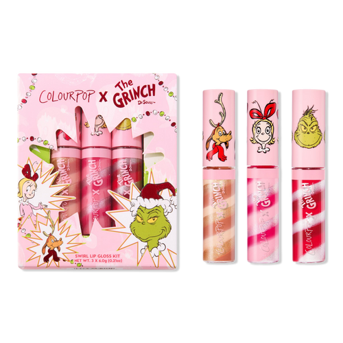 ColourPop - ColourPop x The Grinch Merry Grinchmas Swirl Lip Gloss Kit ...