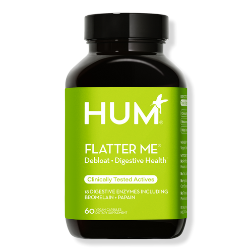 Hum Nutrition - Flatter Me Digestive Enzymes for Fast Bloating Relief ...