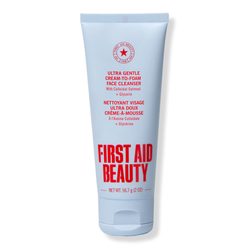First Aid Beauty - 2.0 oz Ultra Gentle Cream-to-Foam Face Cleanser ...