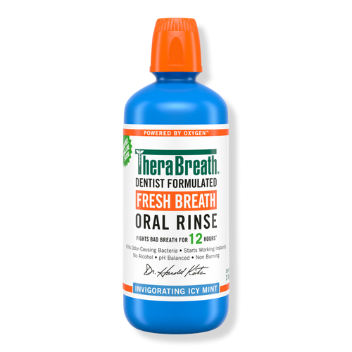TheraBreath - 33 oz Invigorating Icy Mint Fresh Breath Oral Rinse ...