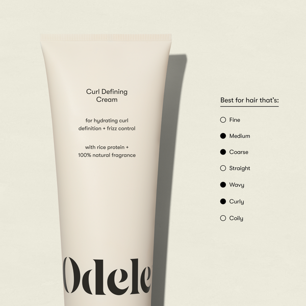 Odele - Curl Defining Cream for Hydrating Curl Definition + Frizz ...