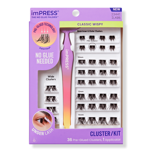 Kiss - Classic Wispy imPRESS Pre-Glued Lash Clusters Kit | Ulta Beauty