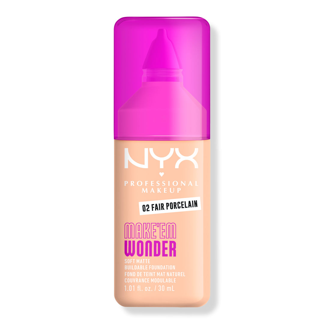 NYX Professional Makeup - Fair Porcelain Make 'EM Wonder, 24H Soft ...