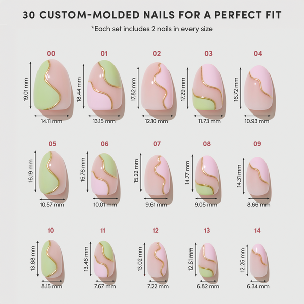 Glamnetic - Strawberry Matcha Press-On Nails | Ulta Beauty