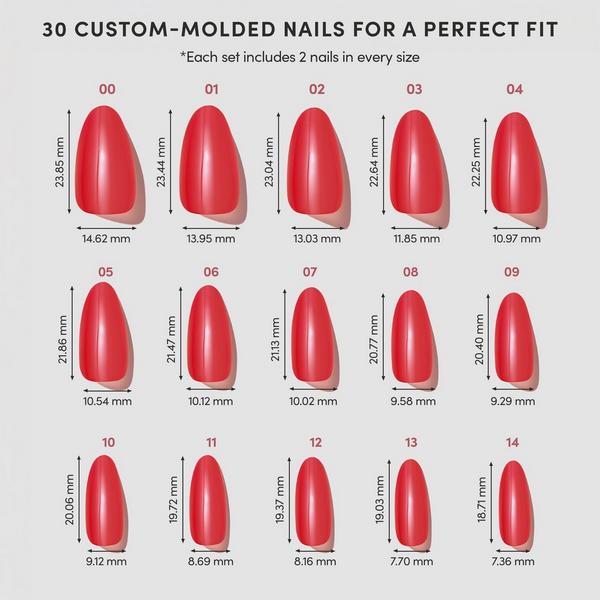 Glamnetic - It-Girl Red Press-On Nails | Ulta Beauty
