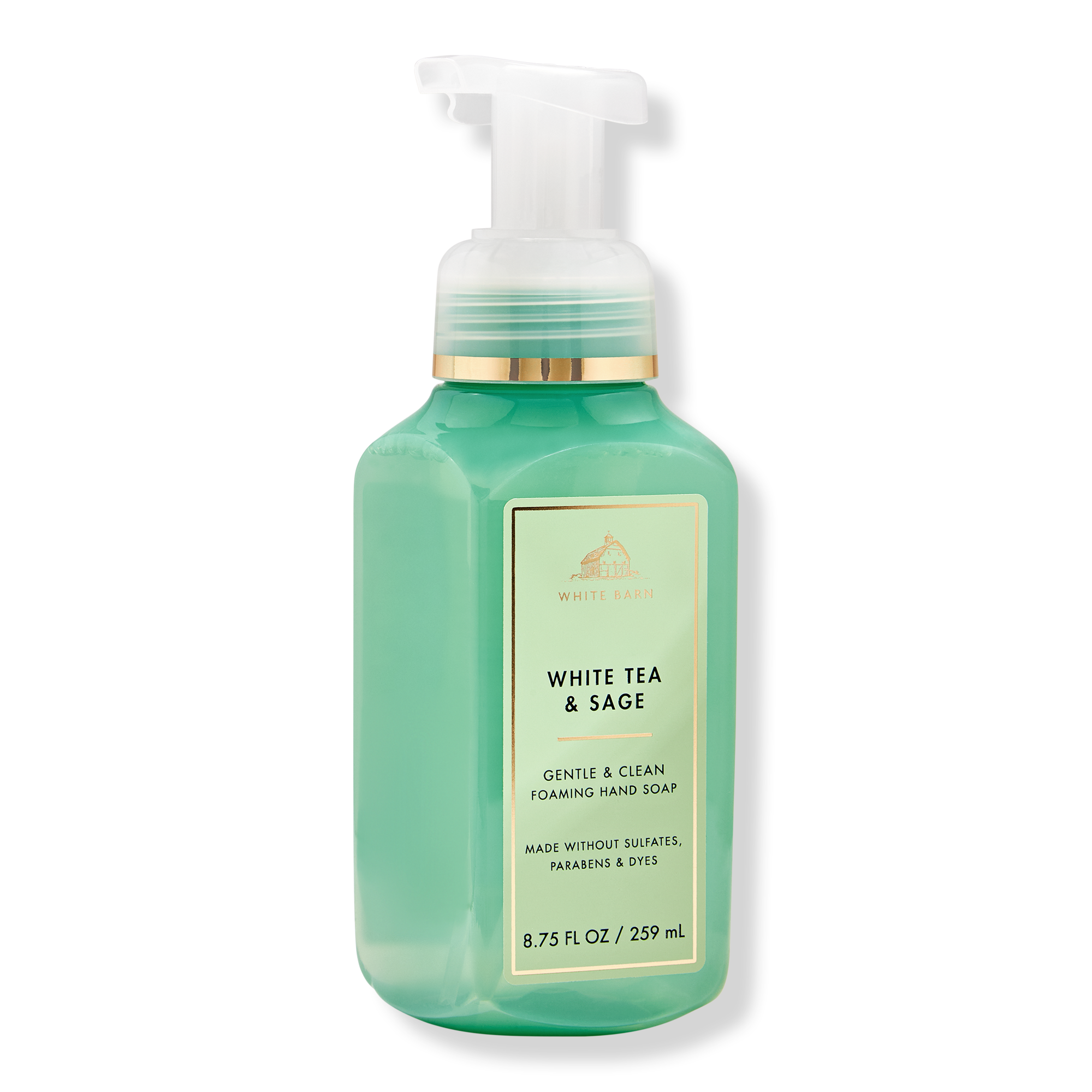 Bath & Body Works - White Tea & Sage Gentle & Clean Foaming Hand Soap ...