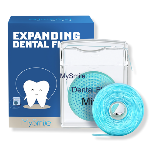 MySmile - 2 Pack Woven Dental Floss with Coconut Oil, Mint Flavor, 50 ...