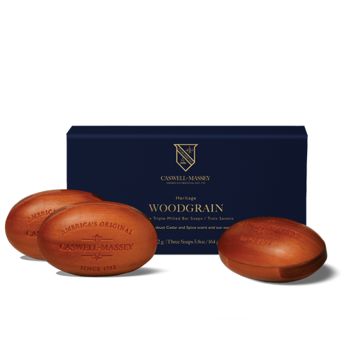 Caswell-Massey - 3pc Set Woodgrain Sandalwood Bar Soap | Ulta Beauty