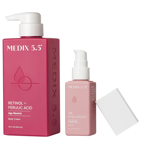 Medix 5.5 - Retinol Body Lotion & 3% Hyaluronic Acid Serum Anti Wrinkle ...