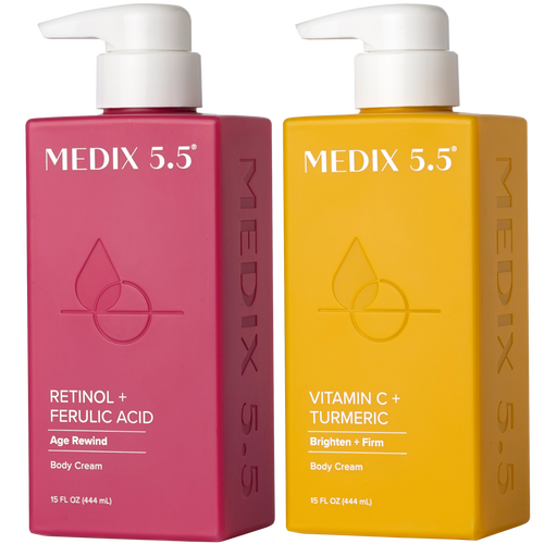 Medix 5.5 - Retinol Body Lotion & Vitamin C Body Cream Moisturizer 2PC ...