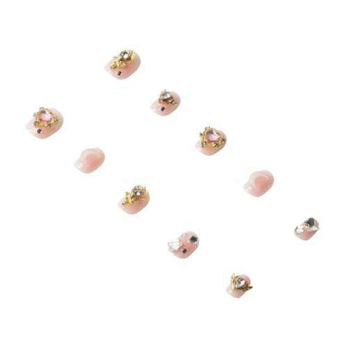 3H Nails - Medium Jeweled Petals Handmade Press-On Nails | Ulta Beauty