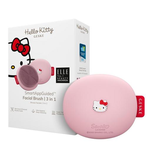 Geske - Hello Kitty Pink Hello Kitty SmartAppGuided Facial Brush | 3 in ...