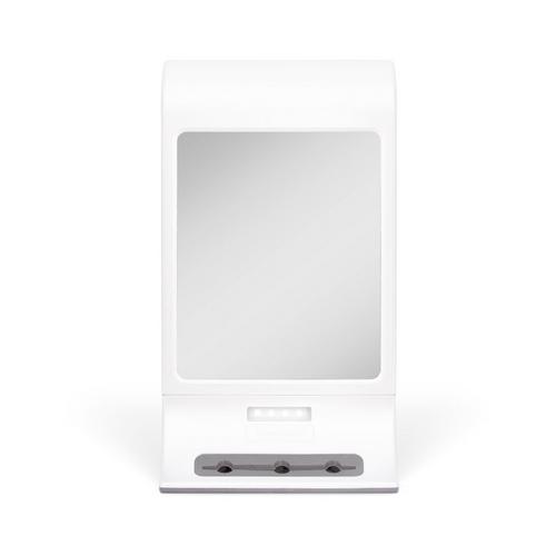 Zadro - White LED Lighted Fogless Shower Mirror with Suction Cup ...