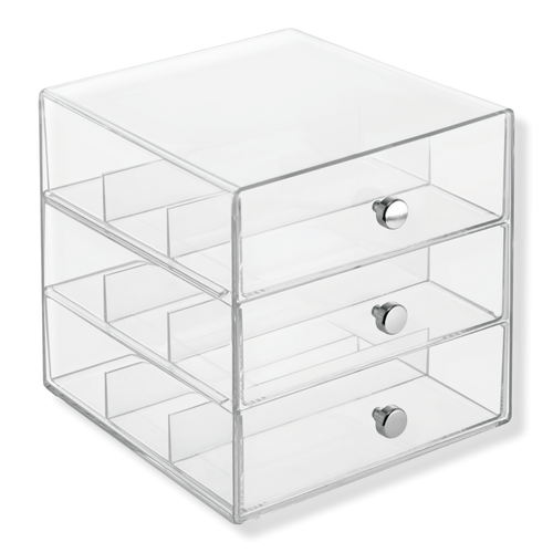 iDesign - Divided 3-Drawer Stackable Organizer for Glasses | Ulta Beauty
