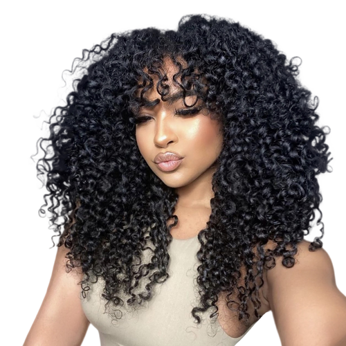 True + Pure Texture - 16" Sasha Curl Deep Curly Human Hair Clip Ins ...