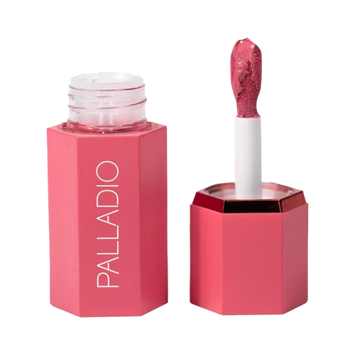 Palladio Beauty - Cool Pink Liquid Blush - 2-in-1 Lip & Cheek Tint ...