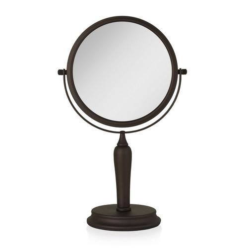 Zadro - Oil Rubbed Bronze Anaheim Makeup Mirror with Magnification ...
