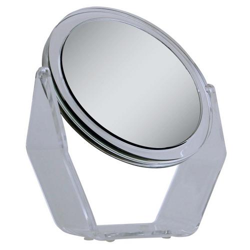 Zadro - 6.5-Inch Dia. Head Countertop Makeup Mirror with 5X/1X ...