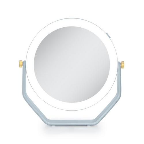 Zadro - French Blue LED Lighted Makeup Mirror with 5X/1X Magnifications ...
