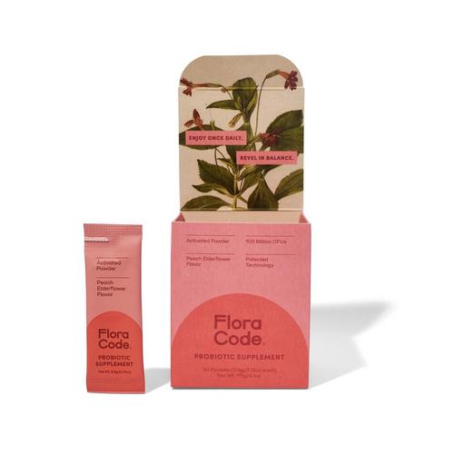 Flora Code - Peach Elderflower Activated Probiotic Supplement | Ulta Beauty