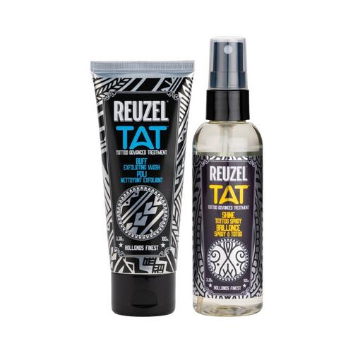 REUZEL - TAT Buff Exfoliating Cleanser & Shine Tattoo Spray Duo | Ulta ...
