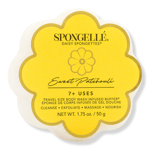 SPONGELLE - Sweet Patchouli Daisy Spongette Built-In Body Wash & Bath ...