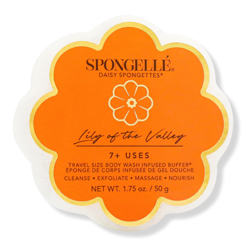 SPONGELLE - Lily of the Valley Daisy Spongette Built-In Body Wash ...