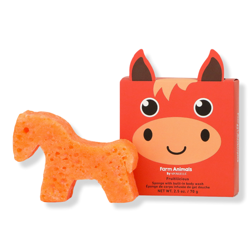 SPONGELLE - Farm Animals Henry Horse Body Wash Infused Bath & Shower ...