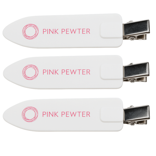 Pink Pewter - Oversized Creaseless Hair Styling and Sectioning Clips ...