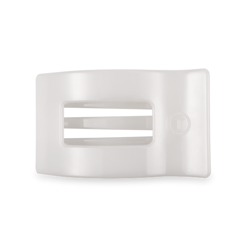 TELETIES - Coconut White Medium Flat Rectangle Hair Clip | Ulta Beauty