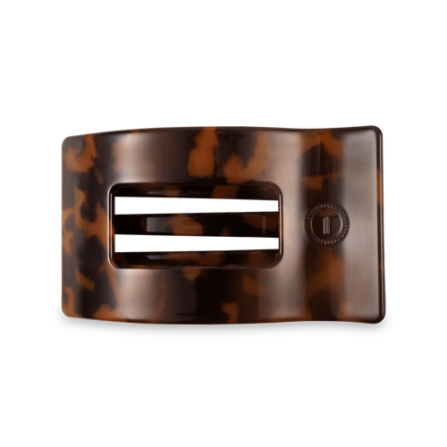 TELETIES - Tortoise Medium Flat Rectangle Hair Clip | Ulta Beauty