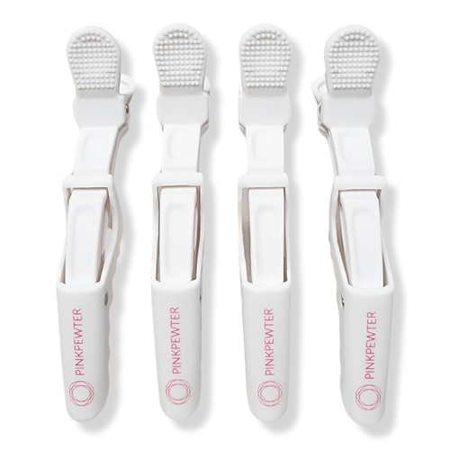 Pink Pewter - White Professional Crocodile Grip No-Slip Sectioning ...