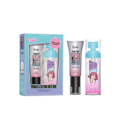 Rude - Pore-less Primer & Shine Control Setting Mist Duo | Ulta Beauty