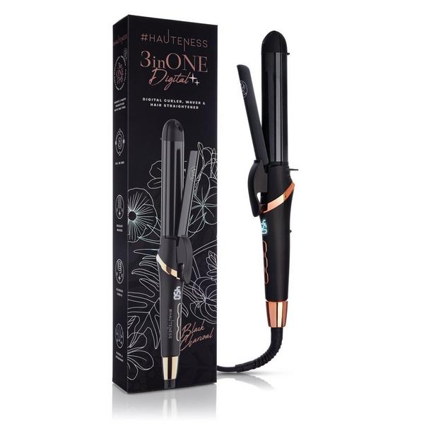 Hauteness - Black Tourmaline-Ceramic 3-in-1 Multistyler Flat Iron ...