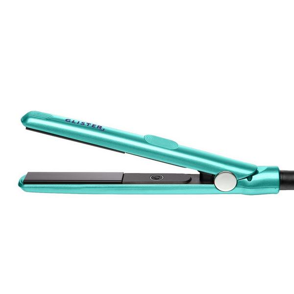 GLISTER - Turquoise Tourmaline Gem Mini Flat Iron with Holographic ...