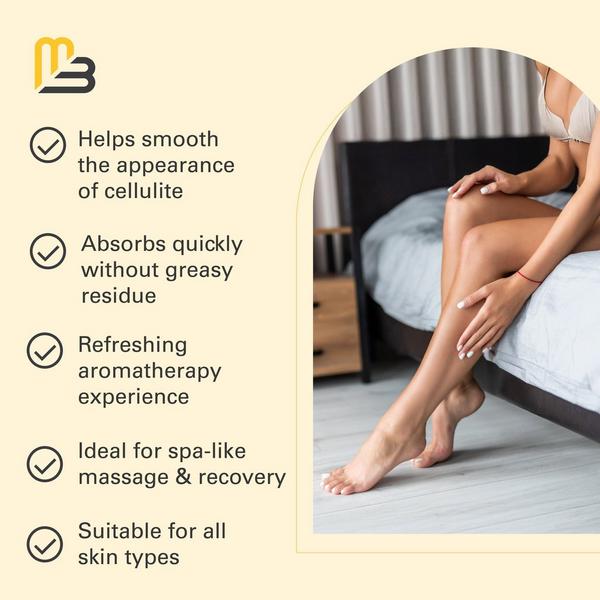 M3 Naturals - 8 oz Anti Cellulite Massage Oil Skin Tightening Body Oil ...