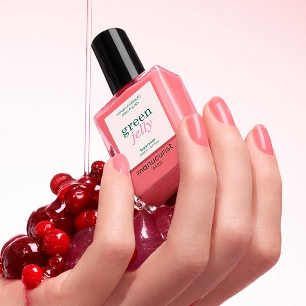 Manucurist - Sugar Plum Green Jelly Nail Polish, Quick Dry, Non-Toxic ...