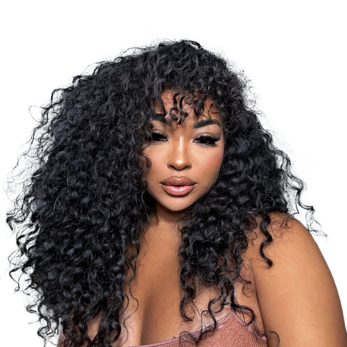True + Pure Texture - 12" Island Curl Deep Wave Curly Human Hair Clip ...