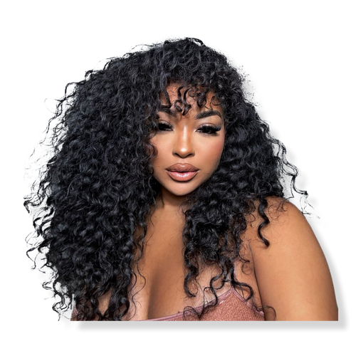 True + Pure Texture - 12" Island Curl Deep Wave Curly Human Hair Wefts ...