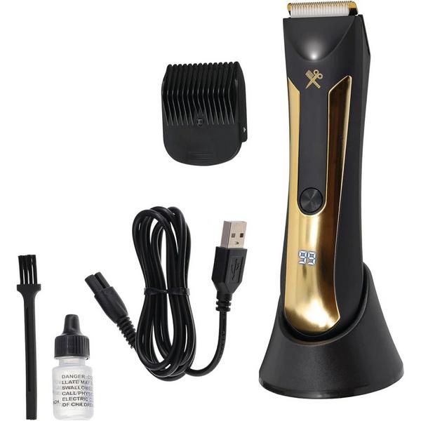 Cutting Edge - Mens Waterproof Rechargeable LCD Indicator Body Trimmer ...