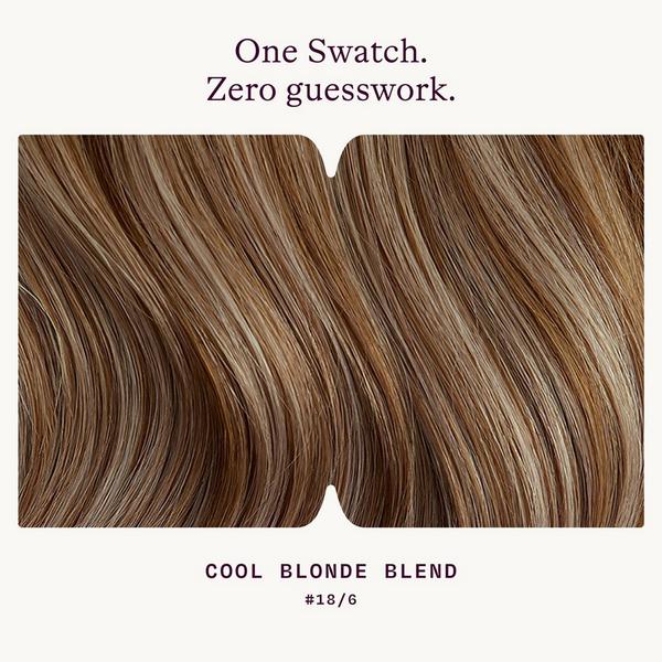 Sitting Pretty - Cool Blonde Blend #18/6 Halo Hair Extensions Color ...