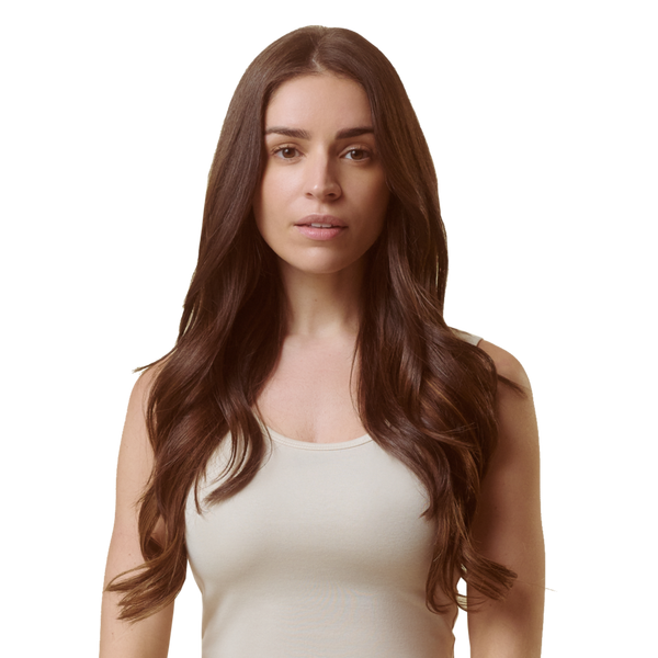 Sitting Pretty - 20 Inch Medium Soft Chestnut Brown Halo Human Hair ...