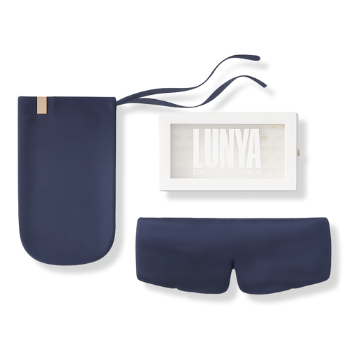 Lunya - Large Washable Silk Eye Mask - Deep Blue | Ulta Beauty