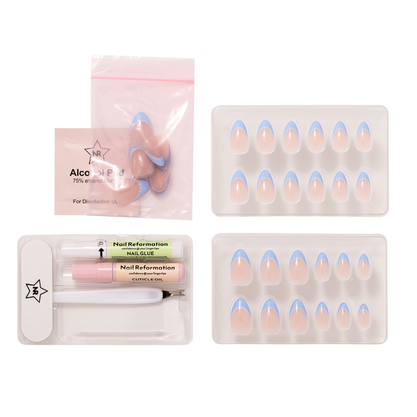 Nail Reformation - Blue Chantilly Press On Nails | Ulta Beauty
