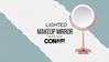 Rose Gold Vanity LED Double-Sided 1X/10X Magnification Mirror - Conair ...